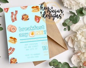 Vintage Breakfast Club Birthday Party Invitation | Fun + Unique Party ...