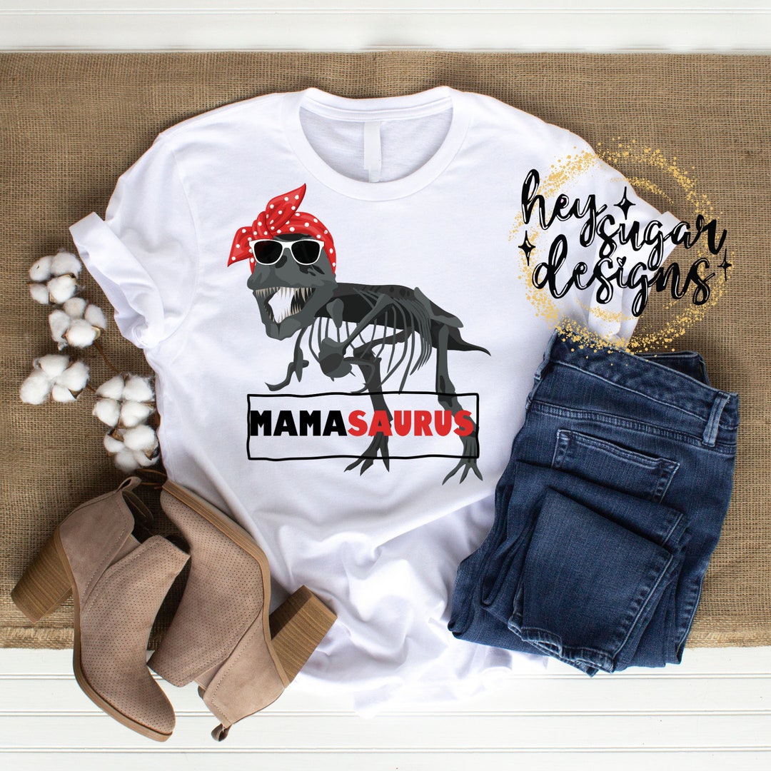 Mamasaurus PNG for Sublimation, Screenprint, Dinosaur - Etsy