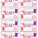 You Are Beary Special Gummy Bear Valentine Card Printables | Instant ...