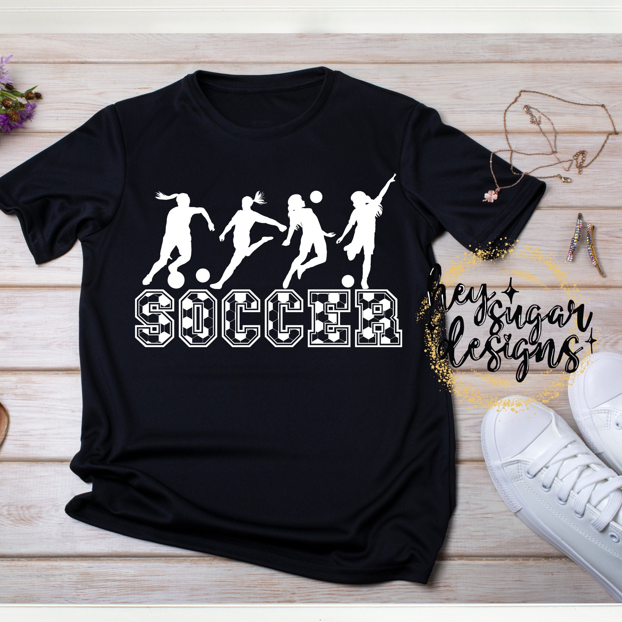 Soccer Girls PNG for Sublimation | Screenprint | DTF | One Color ...