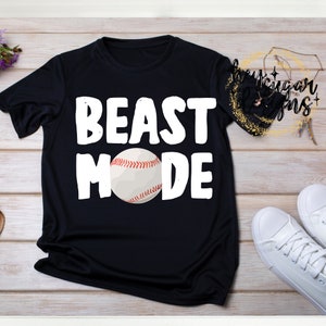 Beast Mode Baseball PNG for Sublimation | Screenprint | DTF | Black ...