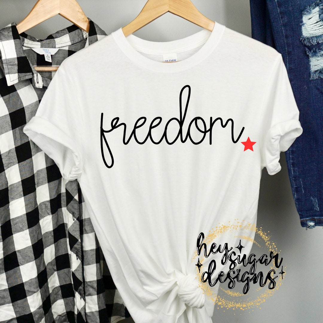 Freedom Star PNG for Sublimation, Screenprint, Simple, Patriotic, July ...