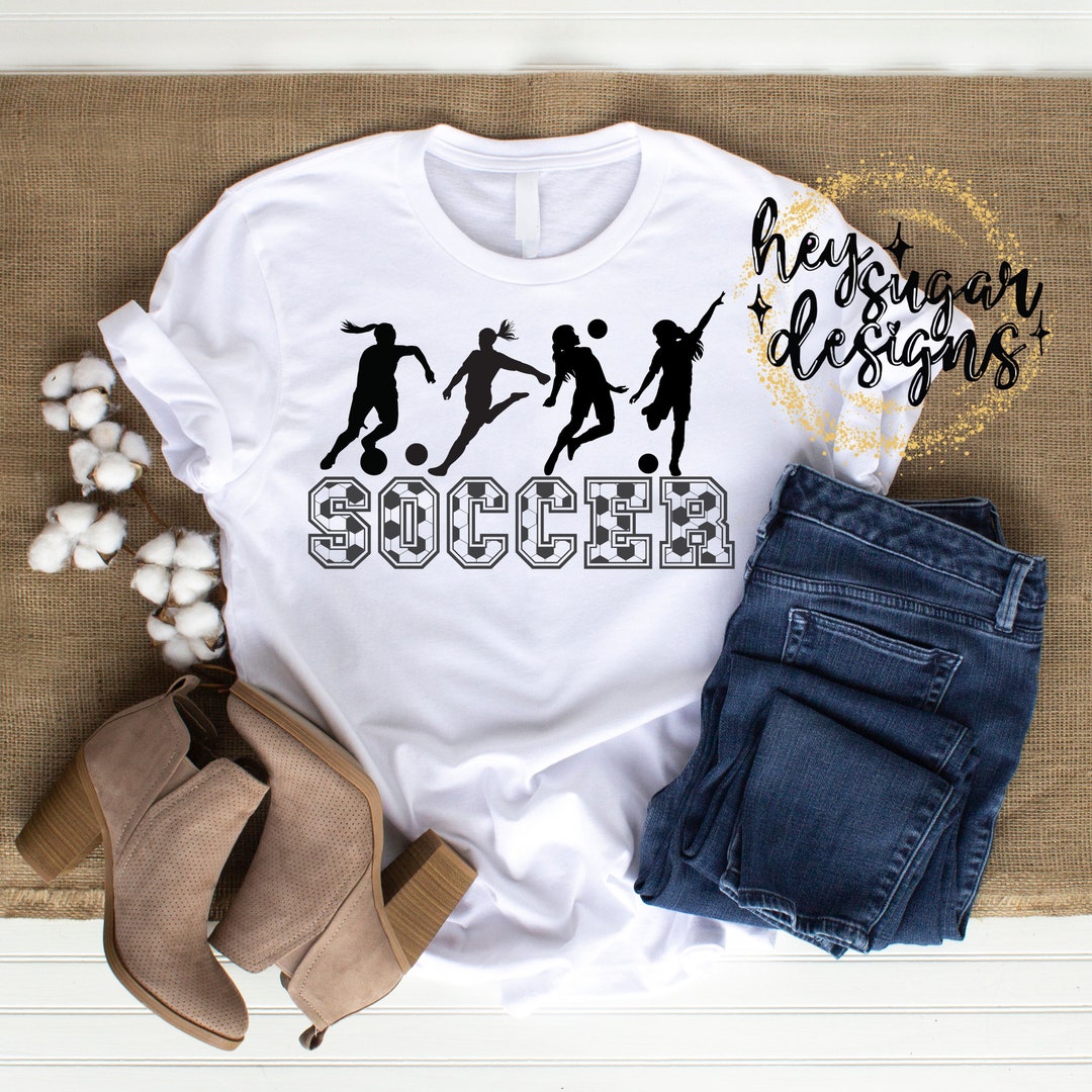 Soccer Girls PNG for Sublimation | Screenprint | DTF | One Color ...