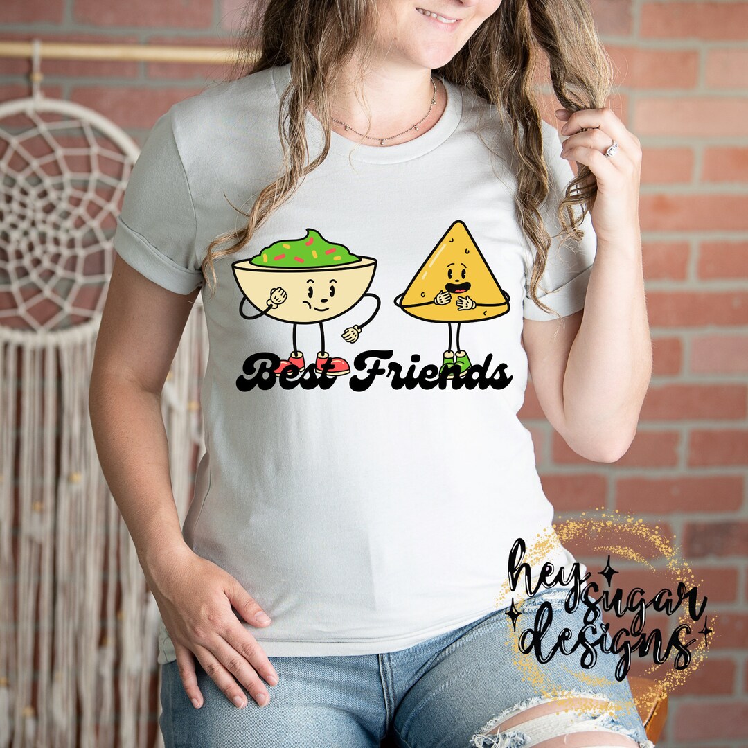 Best Friends Chips and Guacamole Guac PNG for Sublimation Screenprint ...
