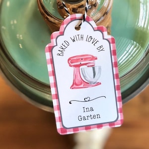 Kitchen Gift Tags! 'from the Kitchen Of' or Baked With Love' Choose ...