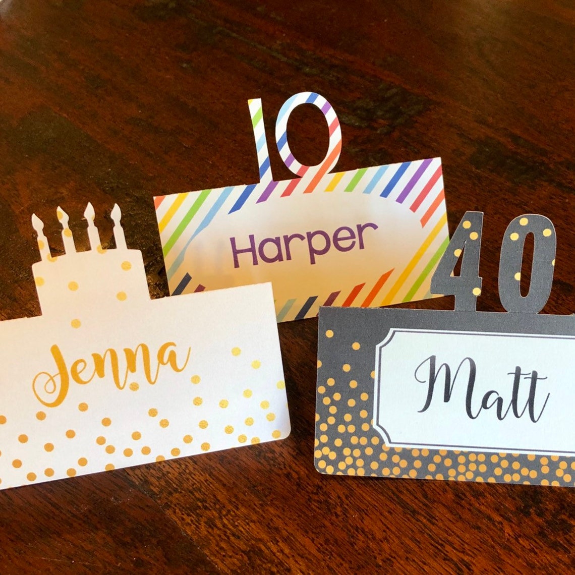 Personalized Place Cards Details Make the Event 'pretty - Etsy