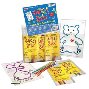 DIY Wikki Stix 'stuck on You' Printable Valentine Bag Tag (sugar-free ...