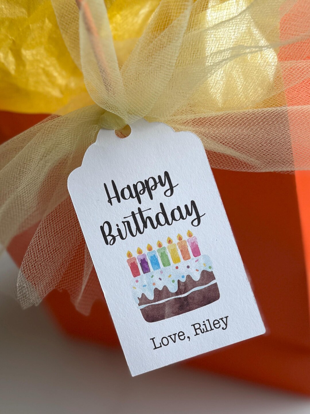 Personalized Birthday Gift Tags! (dozen) 'joy in the Making by Jenna ...