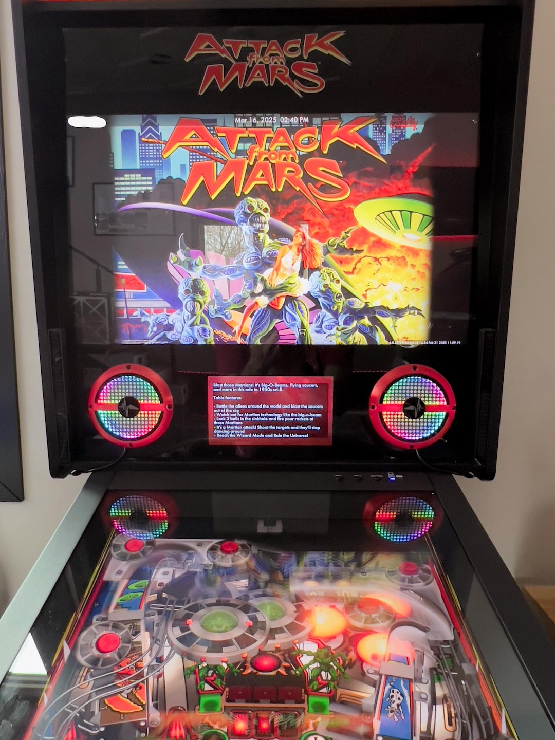 Atgames Legends Pinball 4K Custom RGB Speaker Grills (various Options ...