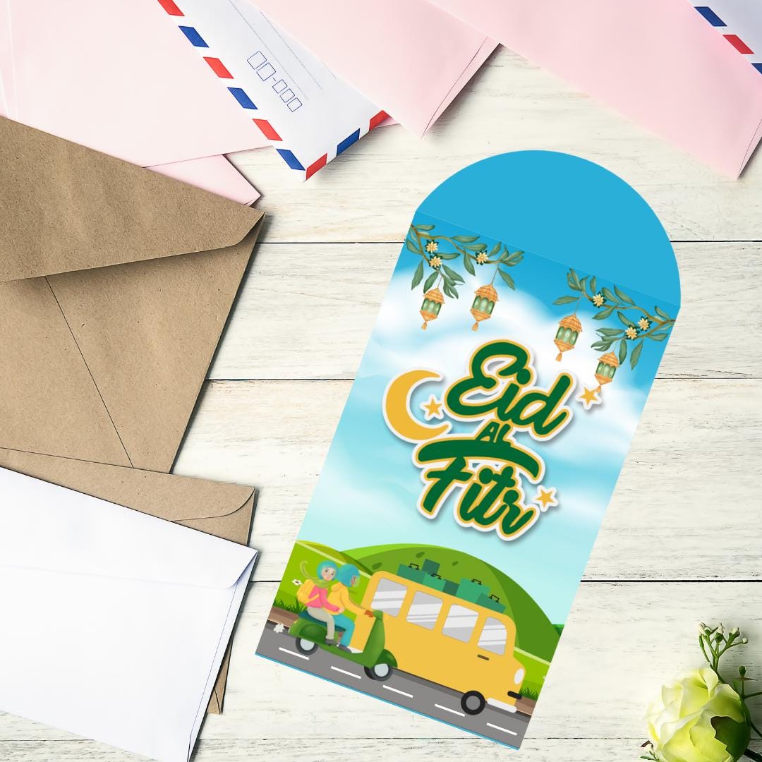 Printable Eid Money Envelope | Eid Al-fitr Printable Eidi Envelope ...