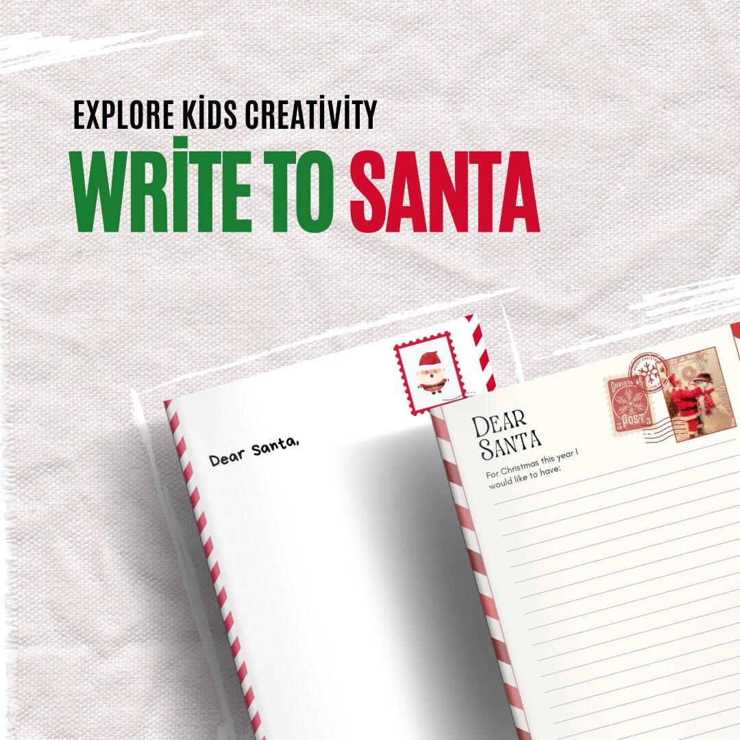Write a Letter to Santa 5 Unique Designs for Creative Kids | Digital ...