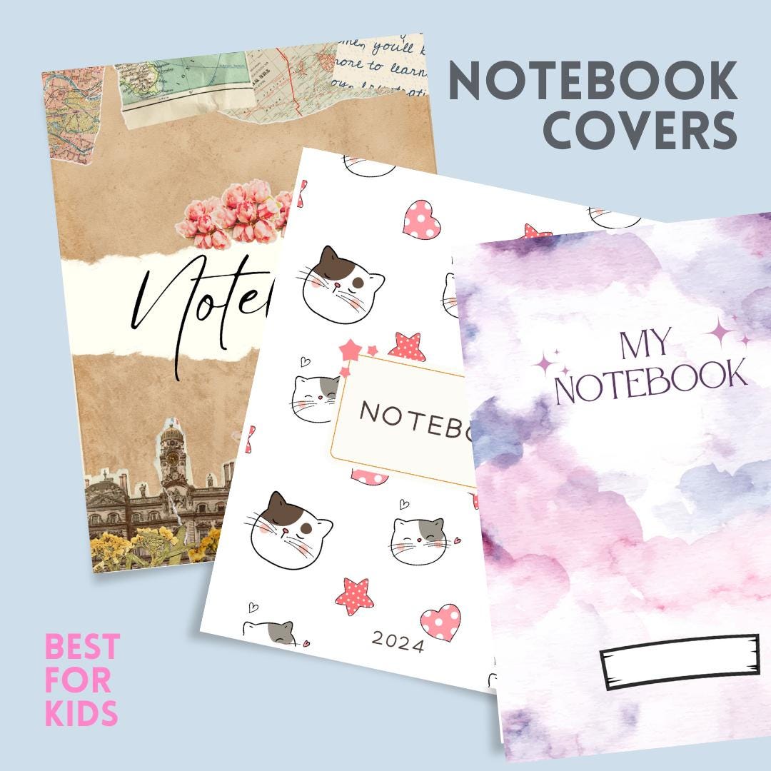 Printable Notebook Cover Designs | 10 Unique & Attractive Designs ...