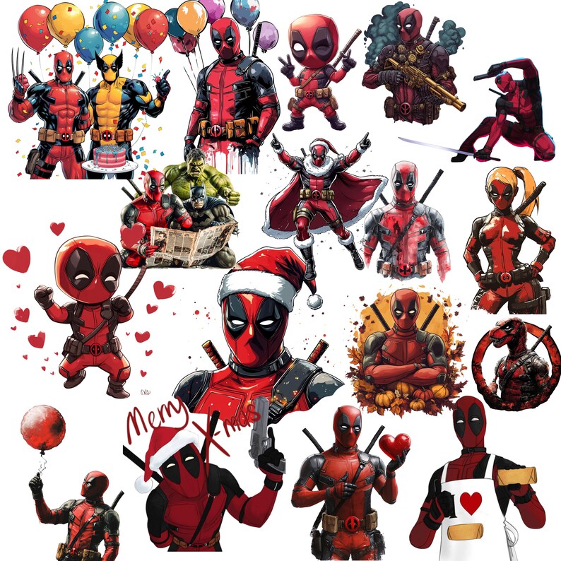 1400 Deadpool Svg Bundle, Deadpool Png, Superhero Svg, Baby Dead Svg ...