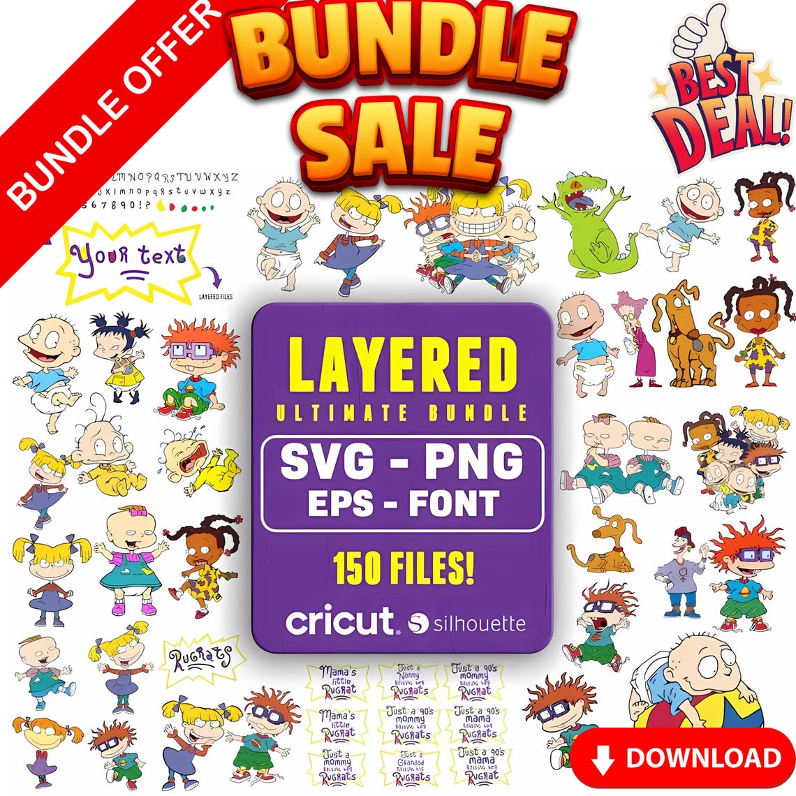 Rugrats Svg, High Quality Rugrats PNG, Rugrats Font, Rugrats Logo ...