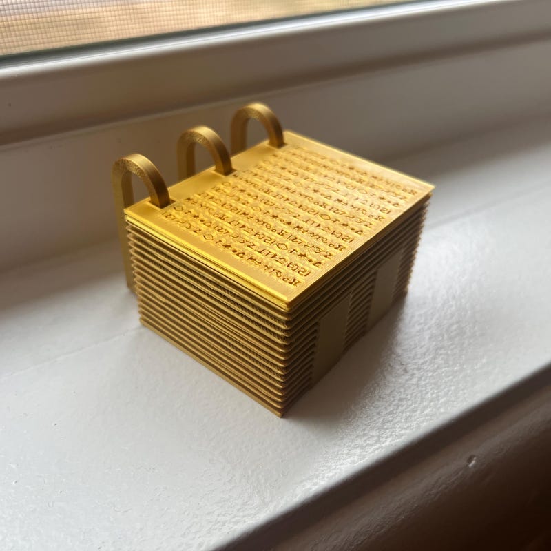 Book of Mormon Golden Plates - Etsy