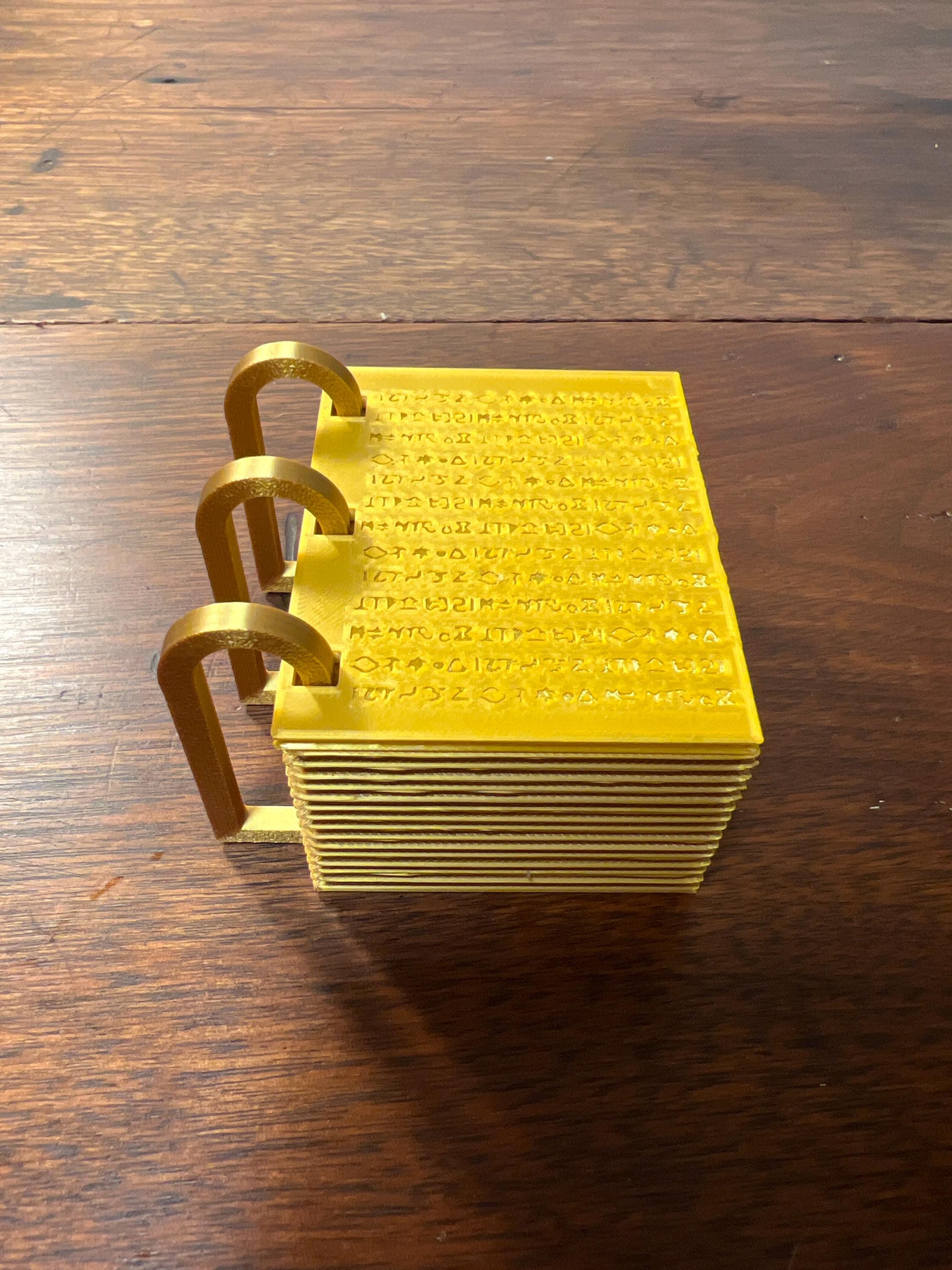 Golden Plates Replica Treasure Box - 3D Printed - Etsy