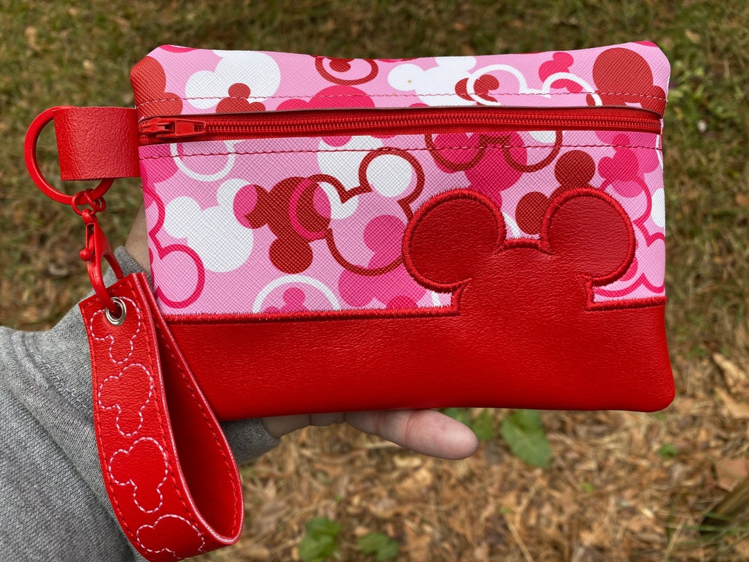 Mouse Fetti Limited Custom Vinyl Embroidery Clutch Purse Bag - Etsy