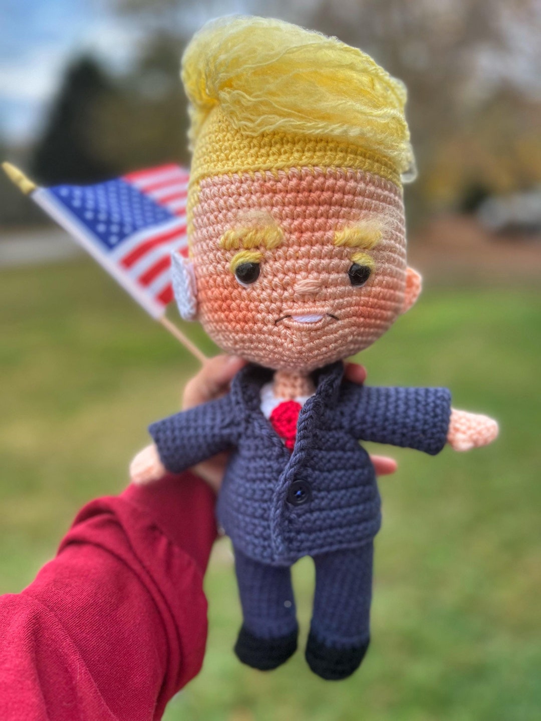 President Trump Inspired Crochet Doll - Etsy