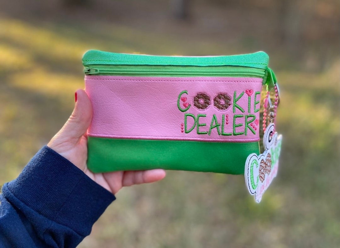 Cookie Zipper Bag and Charm , Cookie Dealer - Etsy