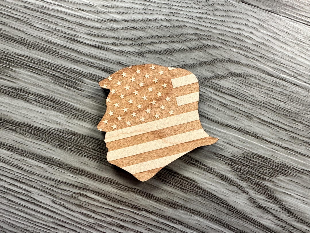 Donald Trump Magnet, American Flag, Trump 2024, Funny Fridge Magnets ...