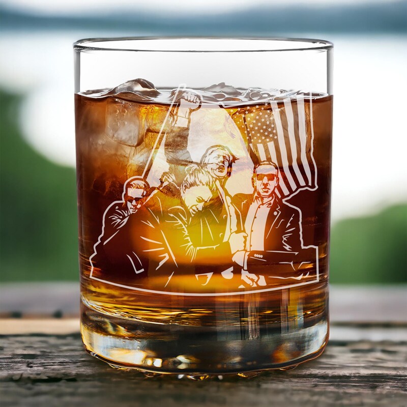 Trump Bulletproof Whiskey Glass - Etsy