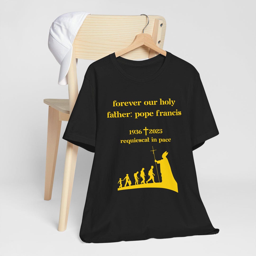 Pope Francis Memorial T-shirt, in Loving Memory Tee, RIP Pope Shirt ...