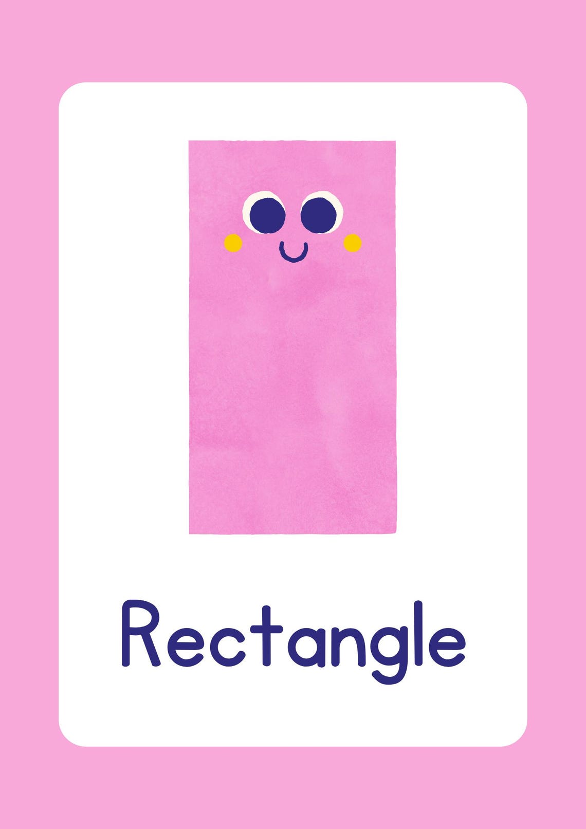 Shapes Flashcards: Real-life Objects, Geometry Learning (printable PDF ...