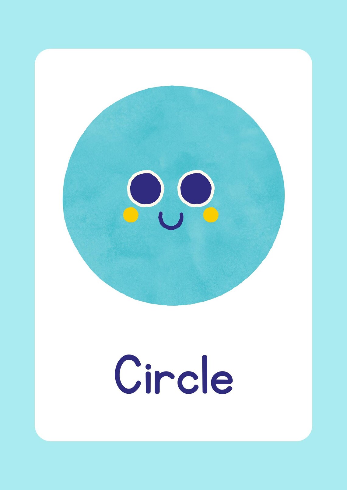 Shapes Flashcards: Real-life Objects, Geometry Learning (printable PDF ...