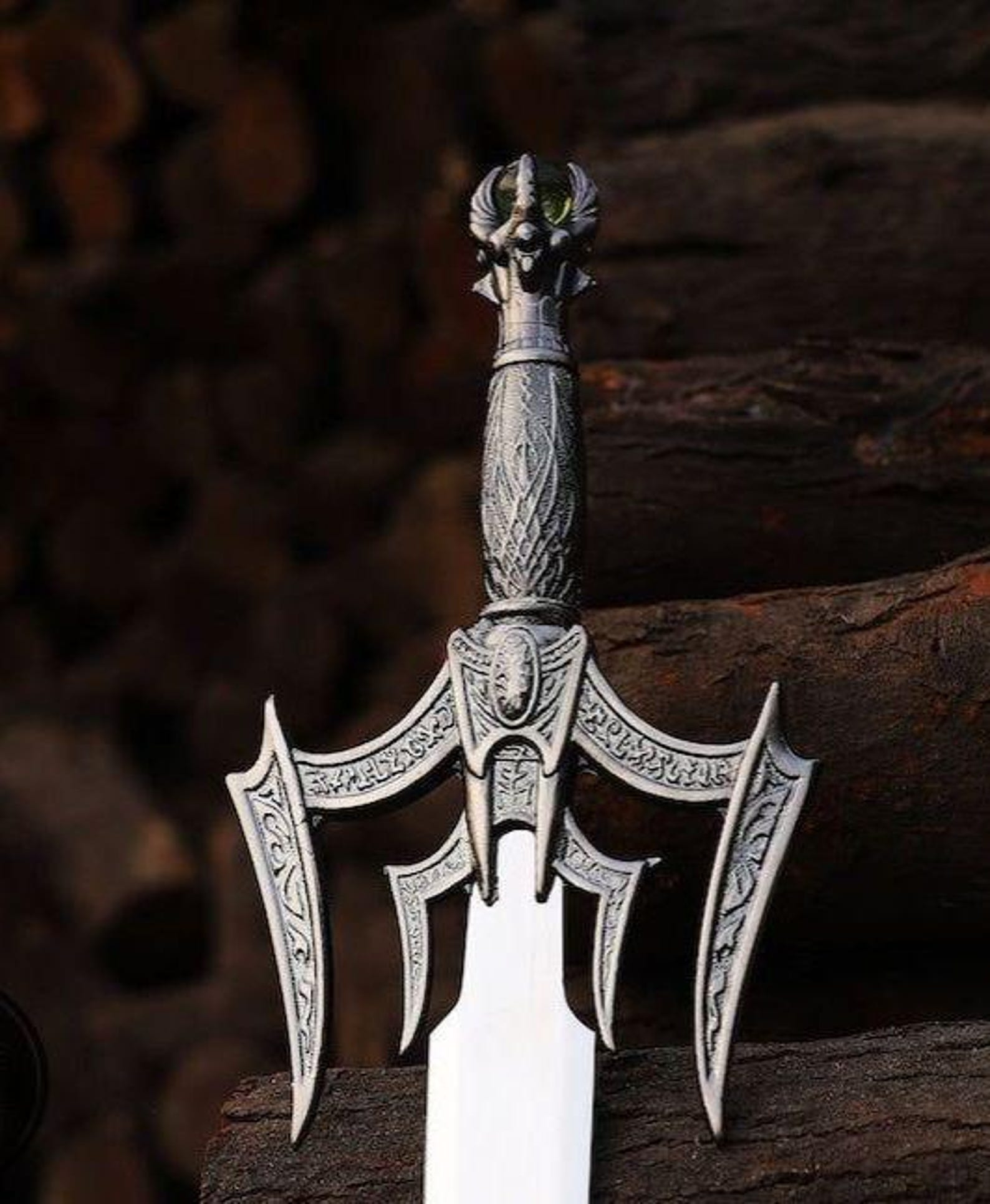 Authentic Hand-forged Viking Sword With Wall Mount Best Replica Sword ...