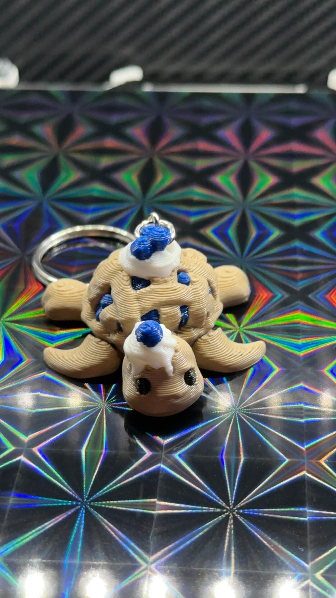 3D Printed Raspberry Pie Turtle Keyring - Etsy