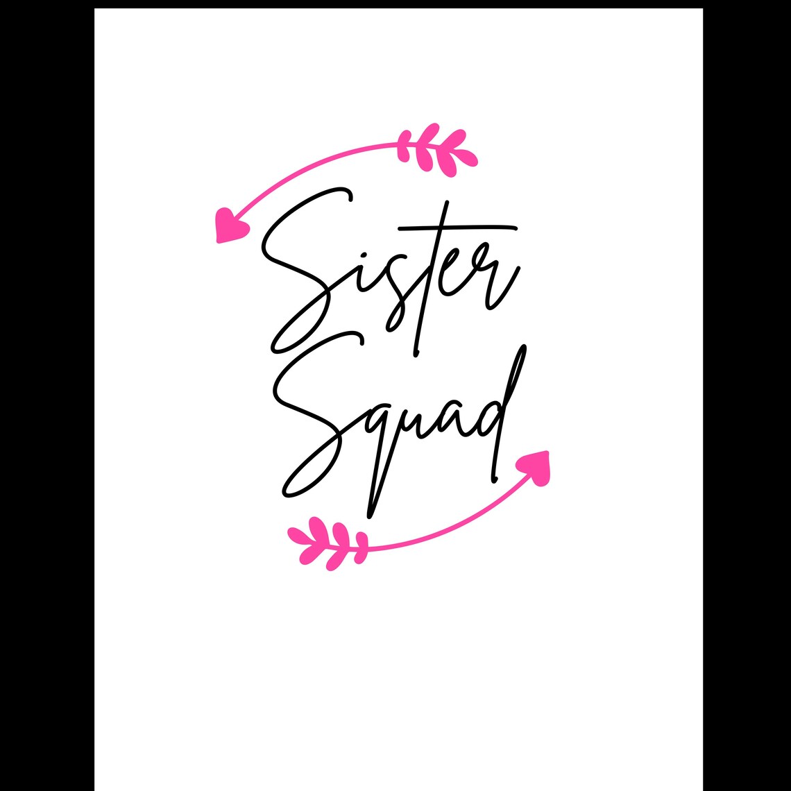 Sister Squad - Colorful PNG SVG Files for Sisters - Etsy