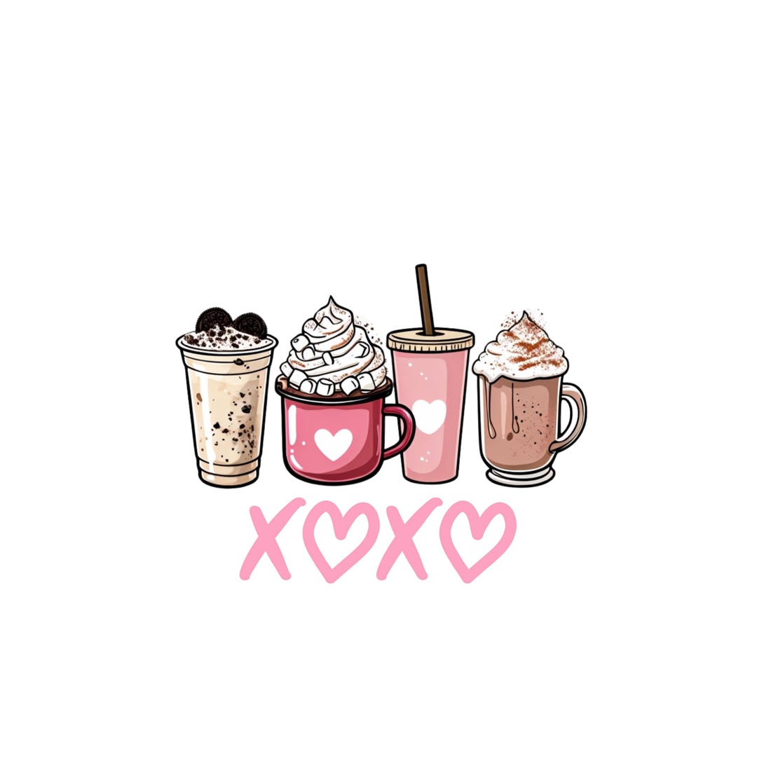 Adorable Valentine's Day Coffee Mug SVG Set - Instant Download - Etsy