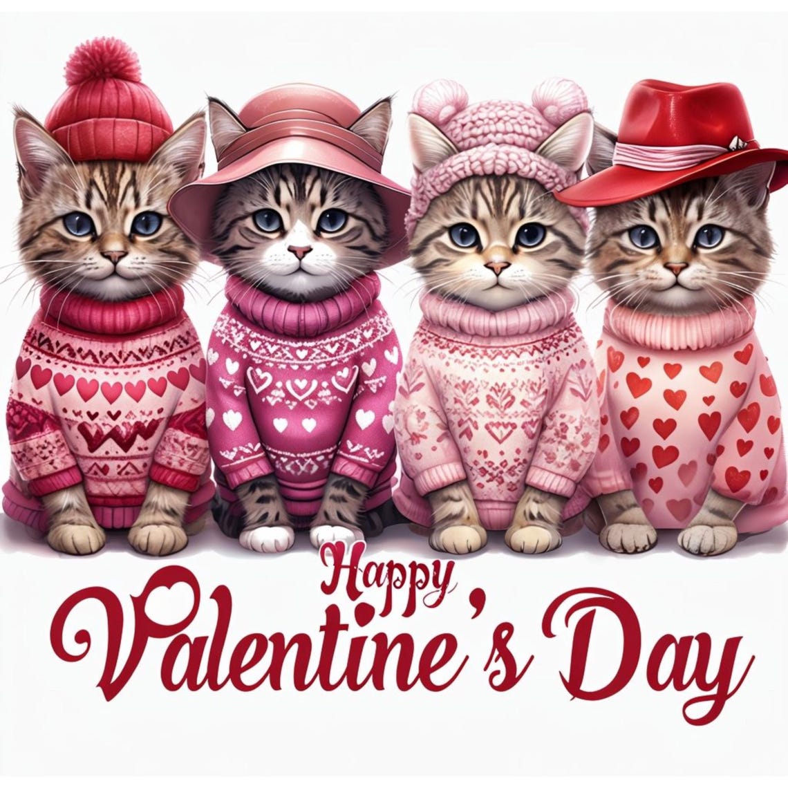Adorable Valentine’s Cat SVG & PNG - Digital Instant Download - Etsy