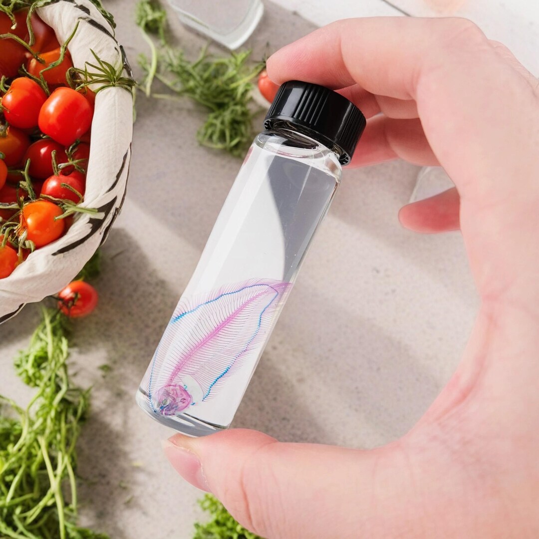 Mysterious Transparent Stained Fish Skeleton Specimen,real Stained ...