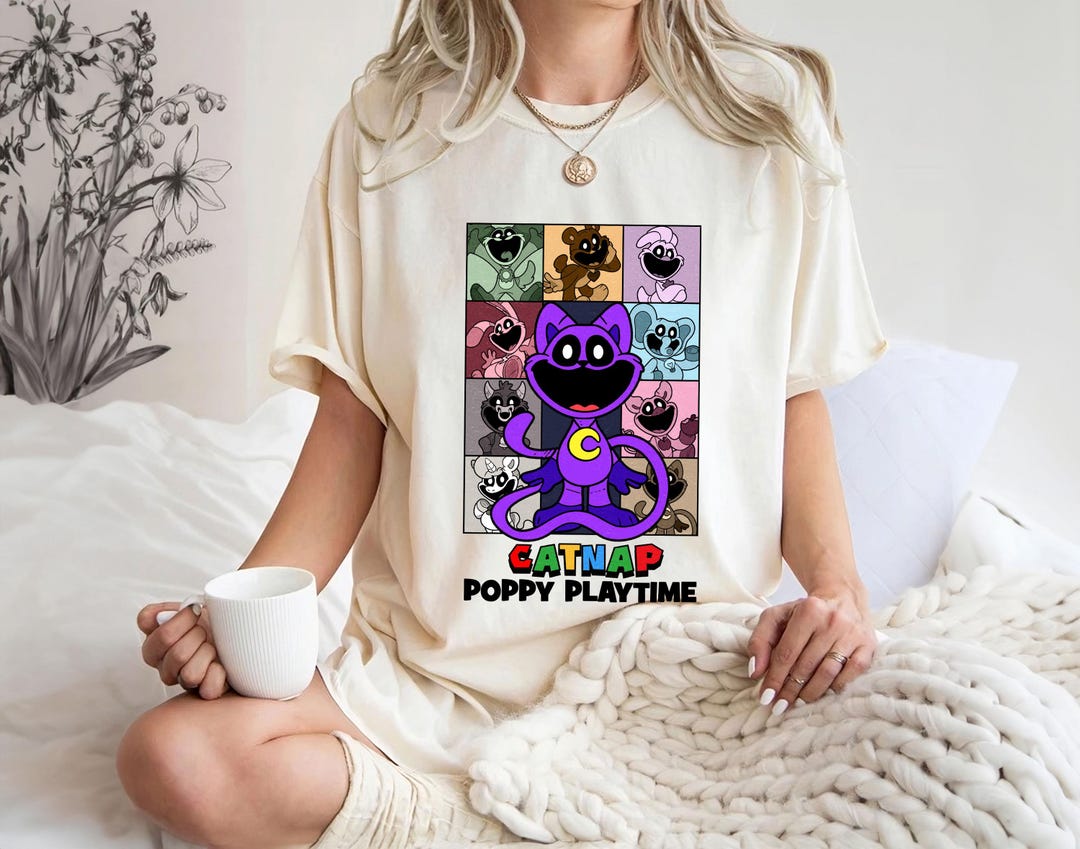 Poppy Playtime Shirt the Eras Tours Poppy Playtime Shirts, Catnap ...