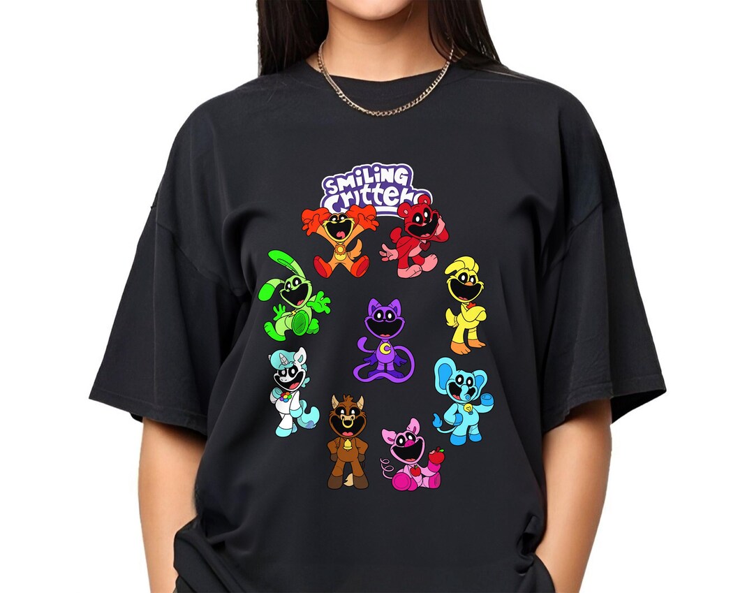 Poppy Playtime Shirt Characters Smiling Critters Shirts, Horror Game ...