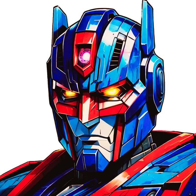 Optimus Prime Decal - Etsy