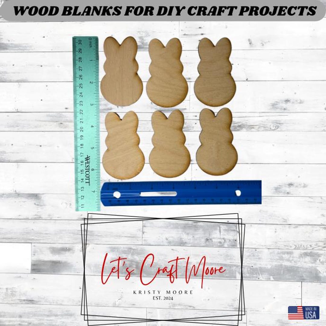Laser Wooden Cutouts - Just a Peep - Paint Kit - Scrapbooking ...