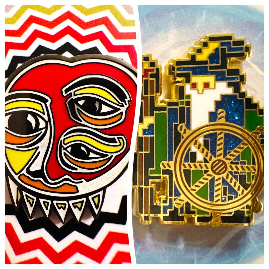 BUY BOTH PINS: Wizard and Third Eye - Etsy