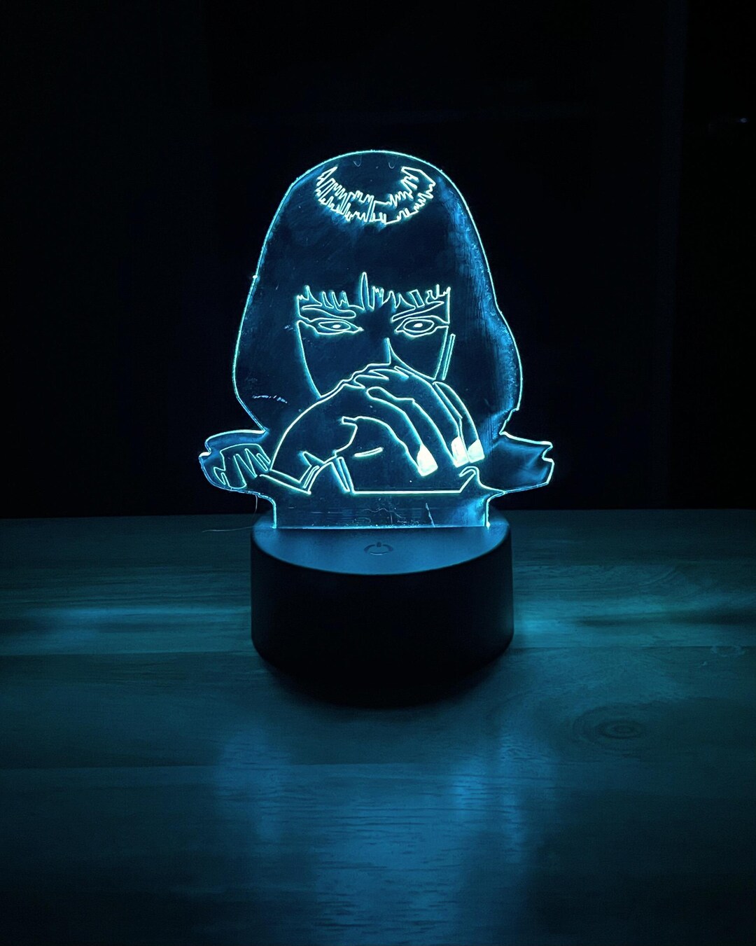 Pulp Fiction 3D LED Illusion Lamp, Night Light, Illusion Lamp, Colour ...