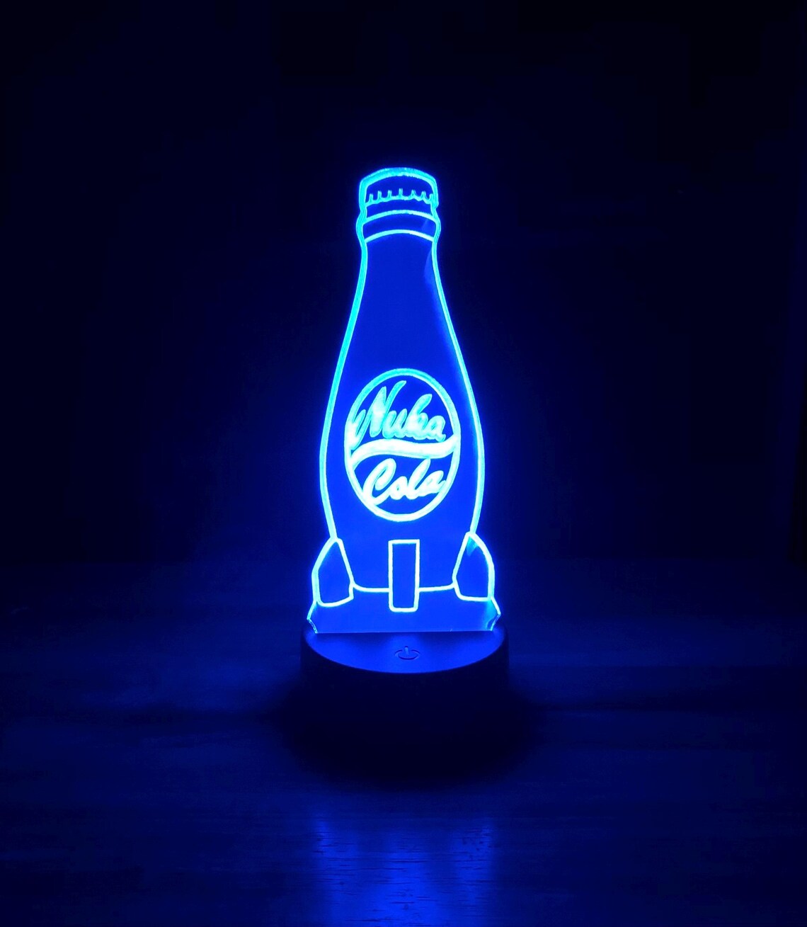 Nuka Cola 3D LED Illusion Lamp, Night Light, Colour Changing, Bedroom ...