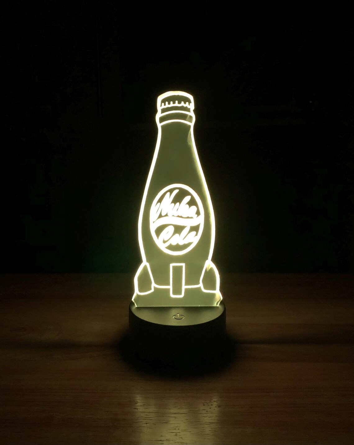 Nuka Cola 3D LED Illusion Lamp, Night Light, Colour Changing, Bedroom ...
