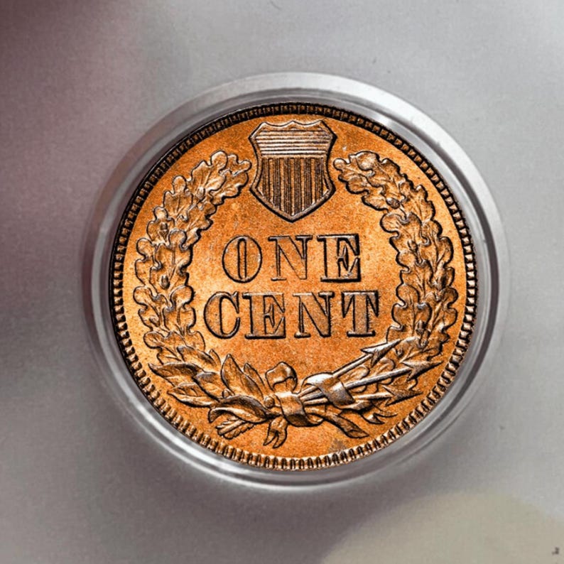 Coins 1867 Indian Head Penny - Key Date - Us Commemorative Cent for ...