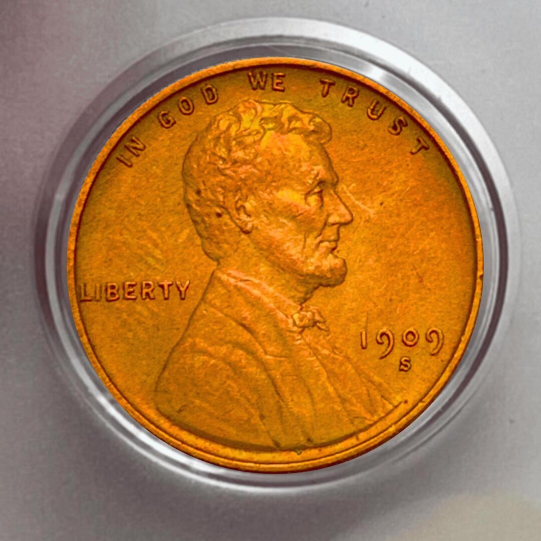 Coins 1909 S VDB Lincoln Cent Coin Commemorative Rare Collectible Coins ...