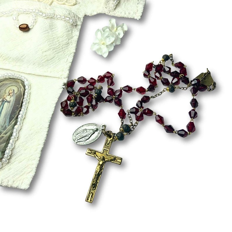 Cathlic Travel Altar / Shrine. Handmade. Spiritual Tool. St Bernadette ...