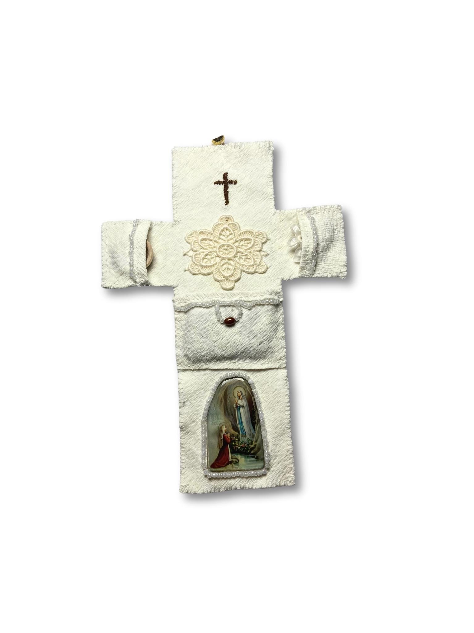 Cathlic Travel Altar / Shrine. Handmade. Spiritual Tool. St Bernadette ...
