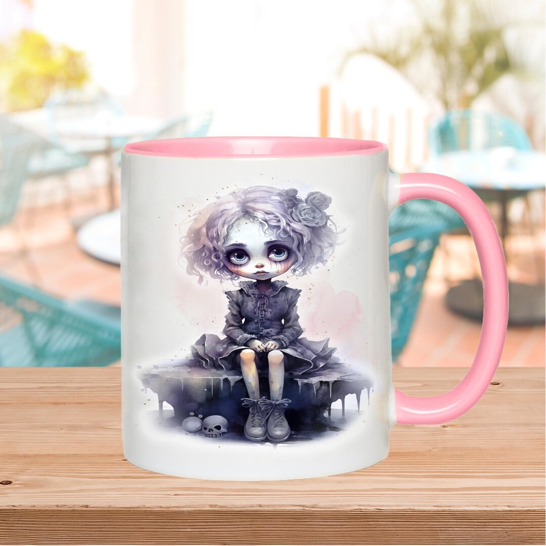 Goth Girl Coffee Mug, Goth Girl, Gifts for Him, Gifts for Her, Coffee ...