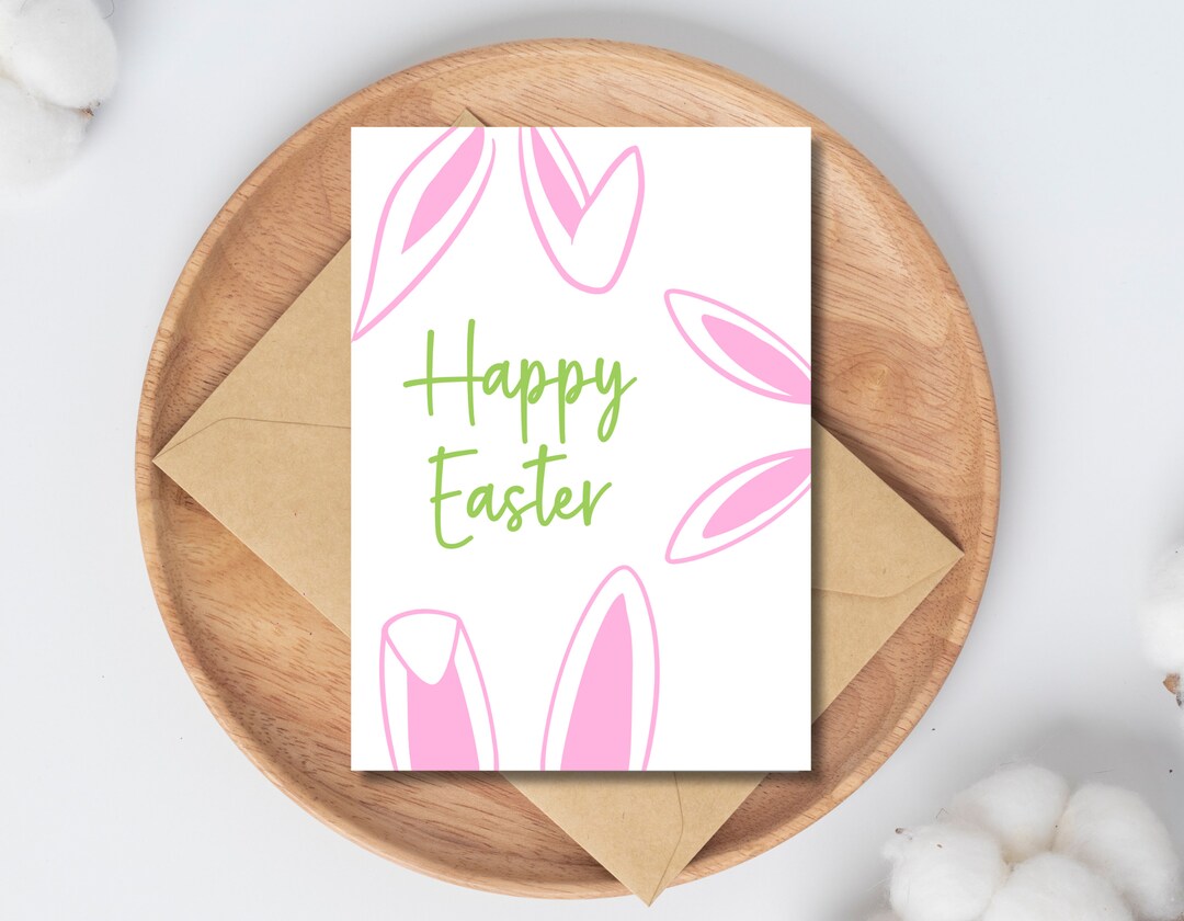Easter Card, Digital Easter Card, Printable Easter Card, Instant ...