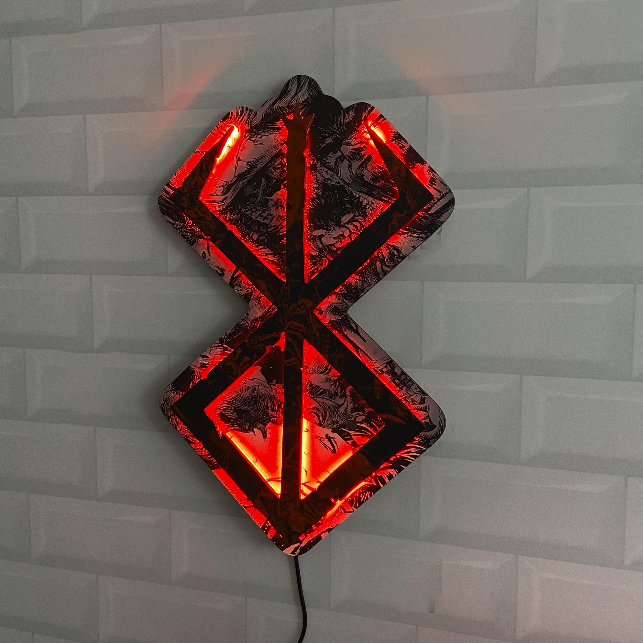Berserk Brand of Sacrifice LED Sign — Anime Wall Light, Neon Flex Lamp ...
