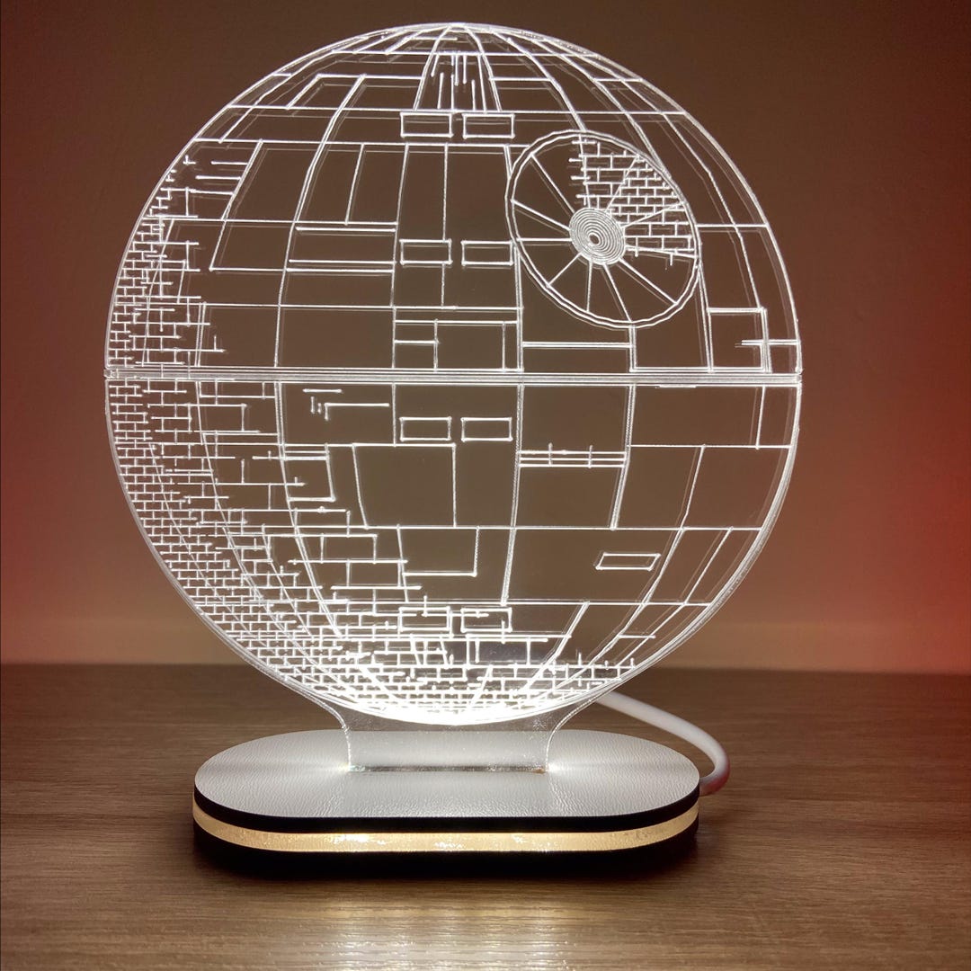 LED Acrylic Lamp,led Lamp, Lightrgb Light, 3D Illusion Lamp, 3D Night ...